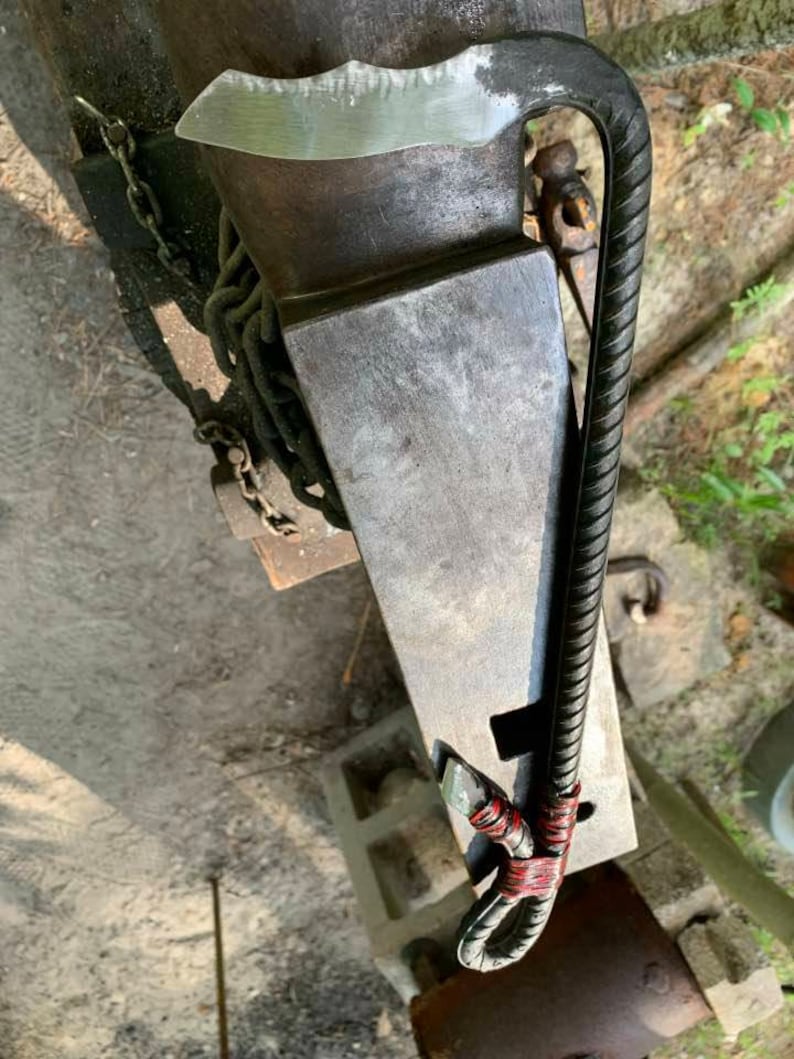 Hand Forged Rebar Kama - Etsy