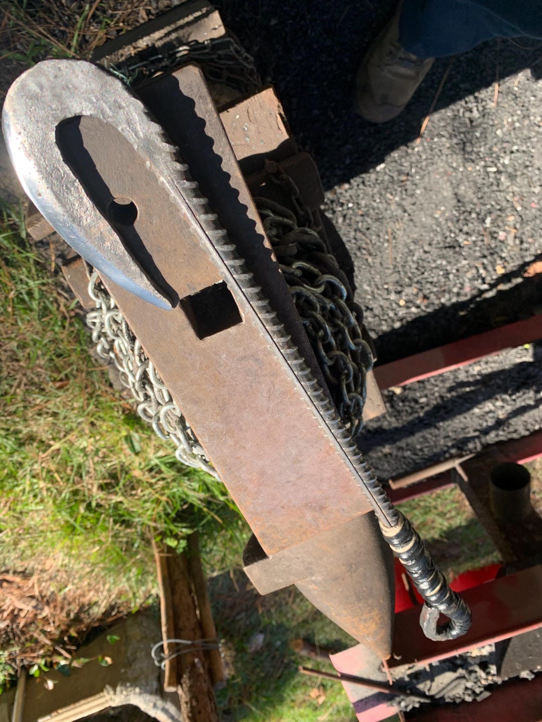 Hand Forged Rebar Axe - Etsy