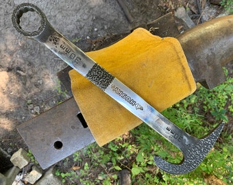 Hand Forged Wrench Tomahawk - Etsy
