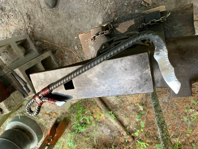 Hand Forged Rebar Kama - Etsy