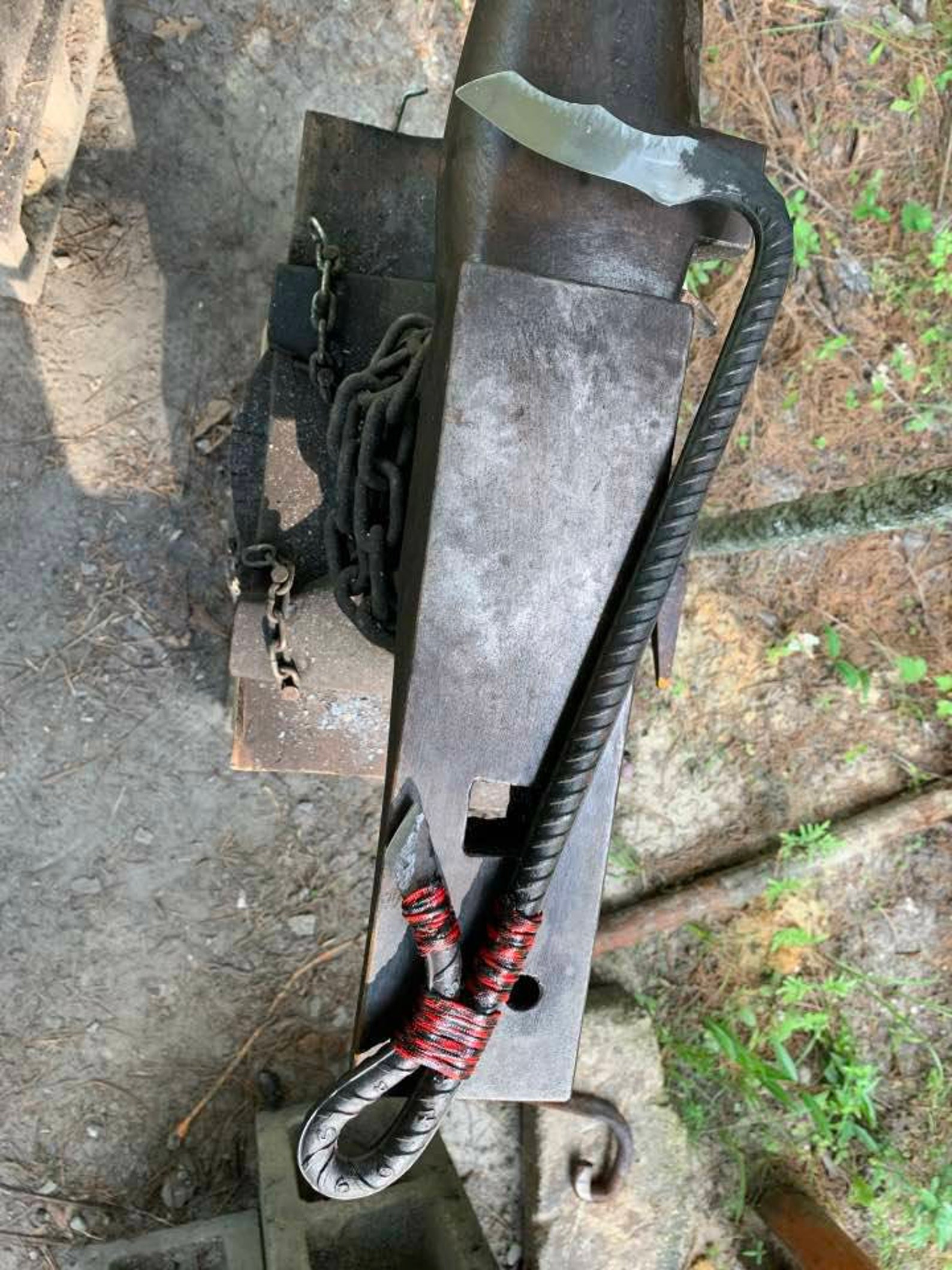 Hand Forged Rebar Kama - Etsy