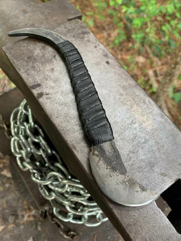Hand Forged Knife - Etsy