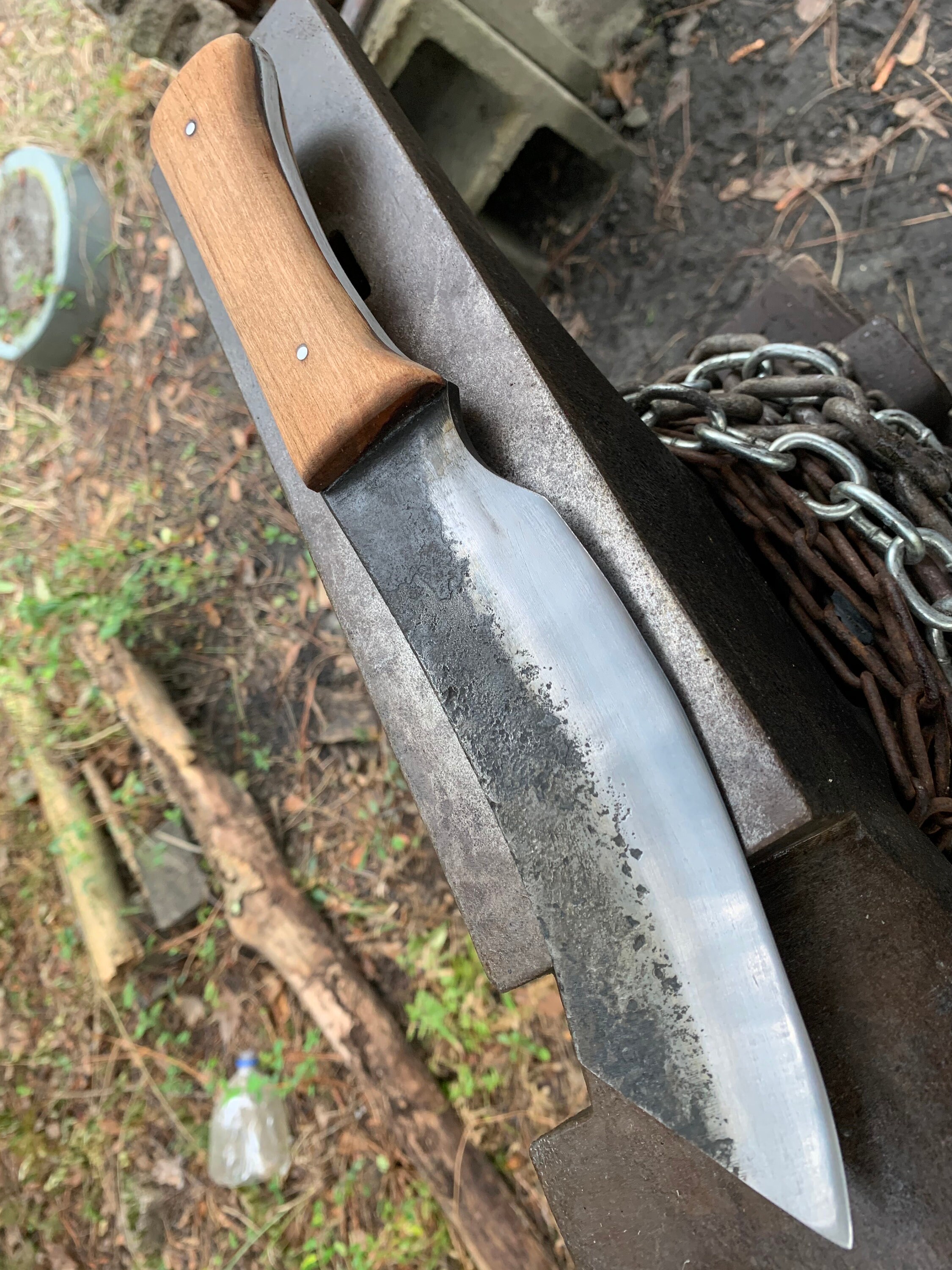 Hand Forged Seax/ Parang - Etsy