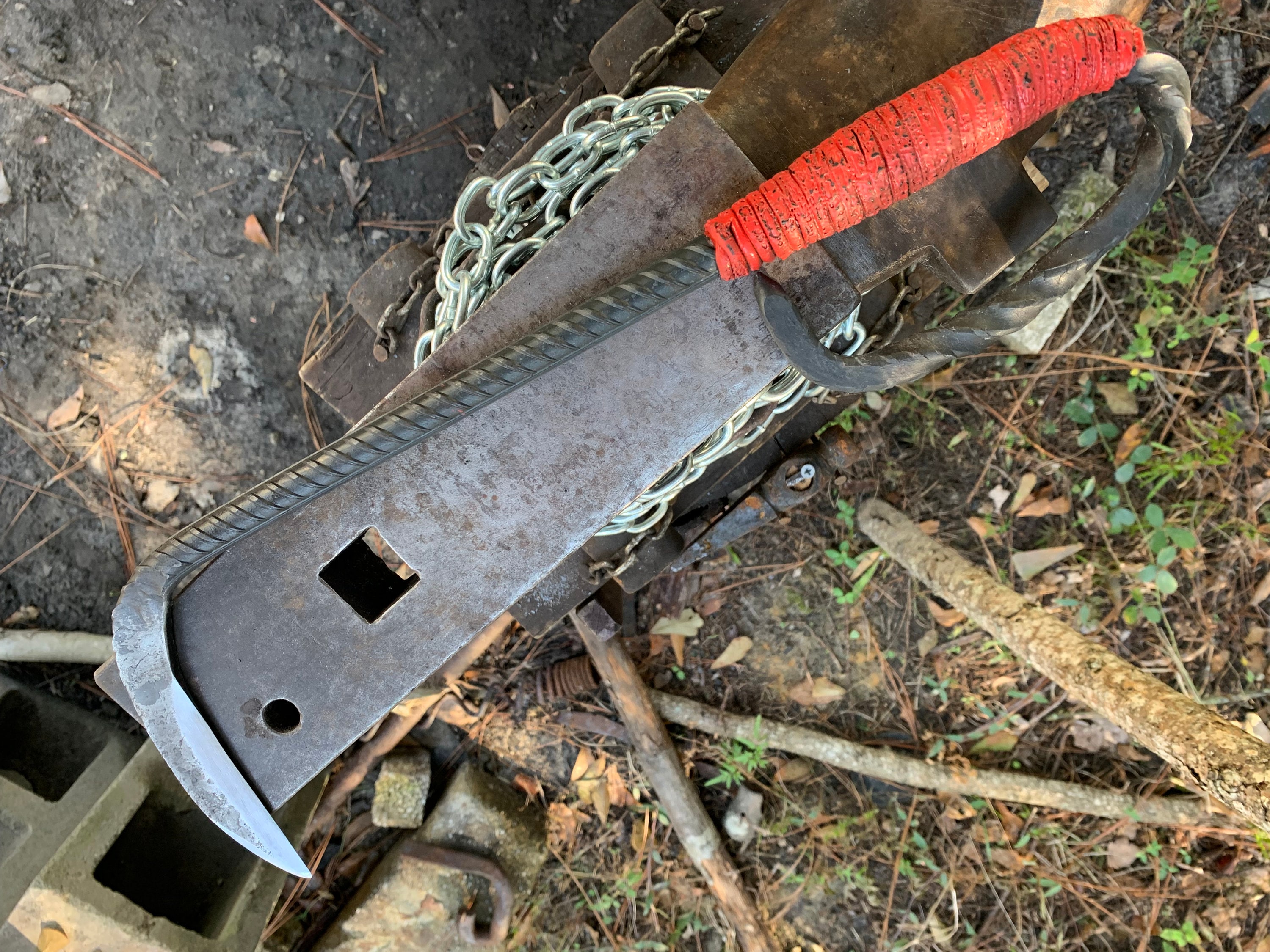 Hand Forged D Guard Kama - Etsy