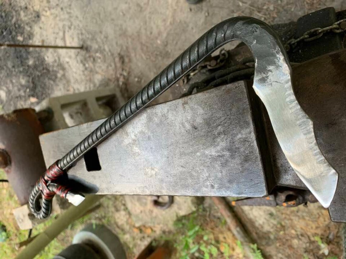 Hand Forged Rebar Kama - Etsy