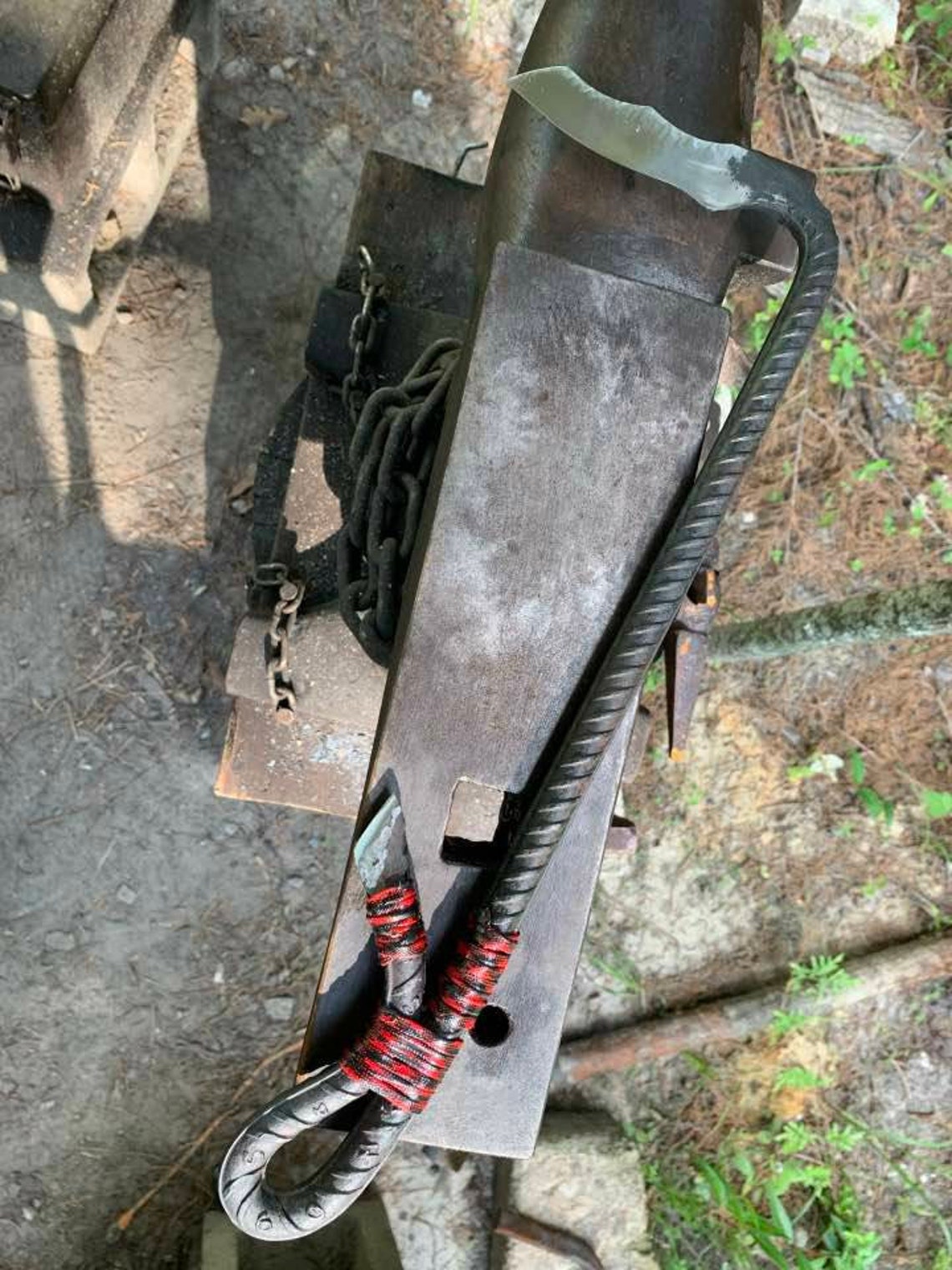 Hand Forged Rebar Kama - Etsy