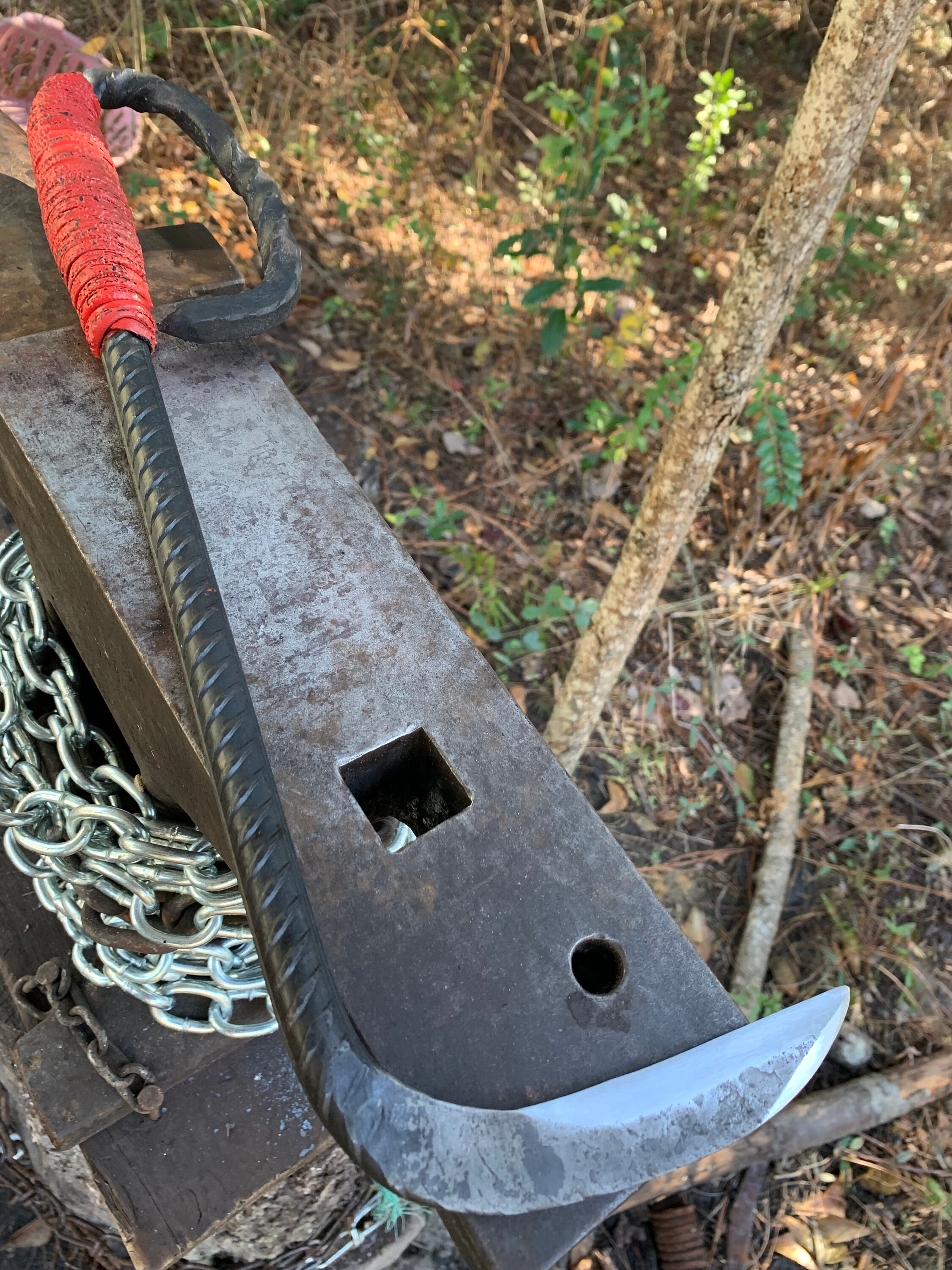 Hand Forged D Guard Kama - Etsy