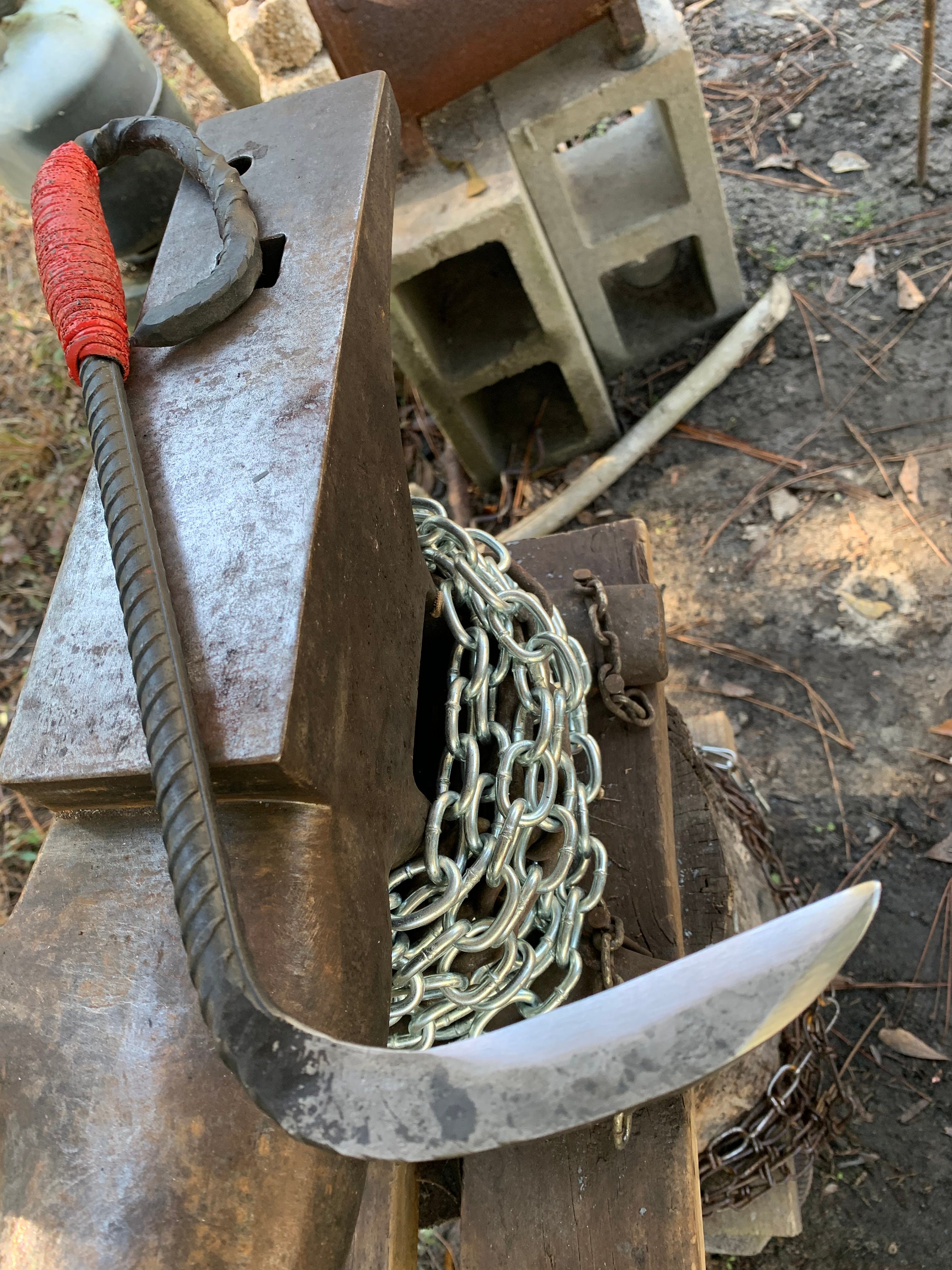 Hand Forged D Guard Kama - Etsy