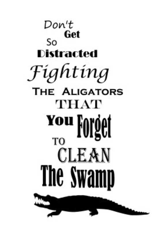 Clean the swamp svg | Etsy
