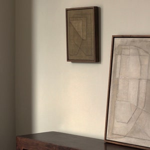 Solid Walnut Canvas Float Frame | Handcrafted Wood Floating Frame - Etsy UK