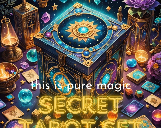 Secret Tarot Set, Mystery Box With 3-5 Magical Surprises, a Personal ...
