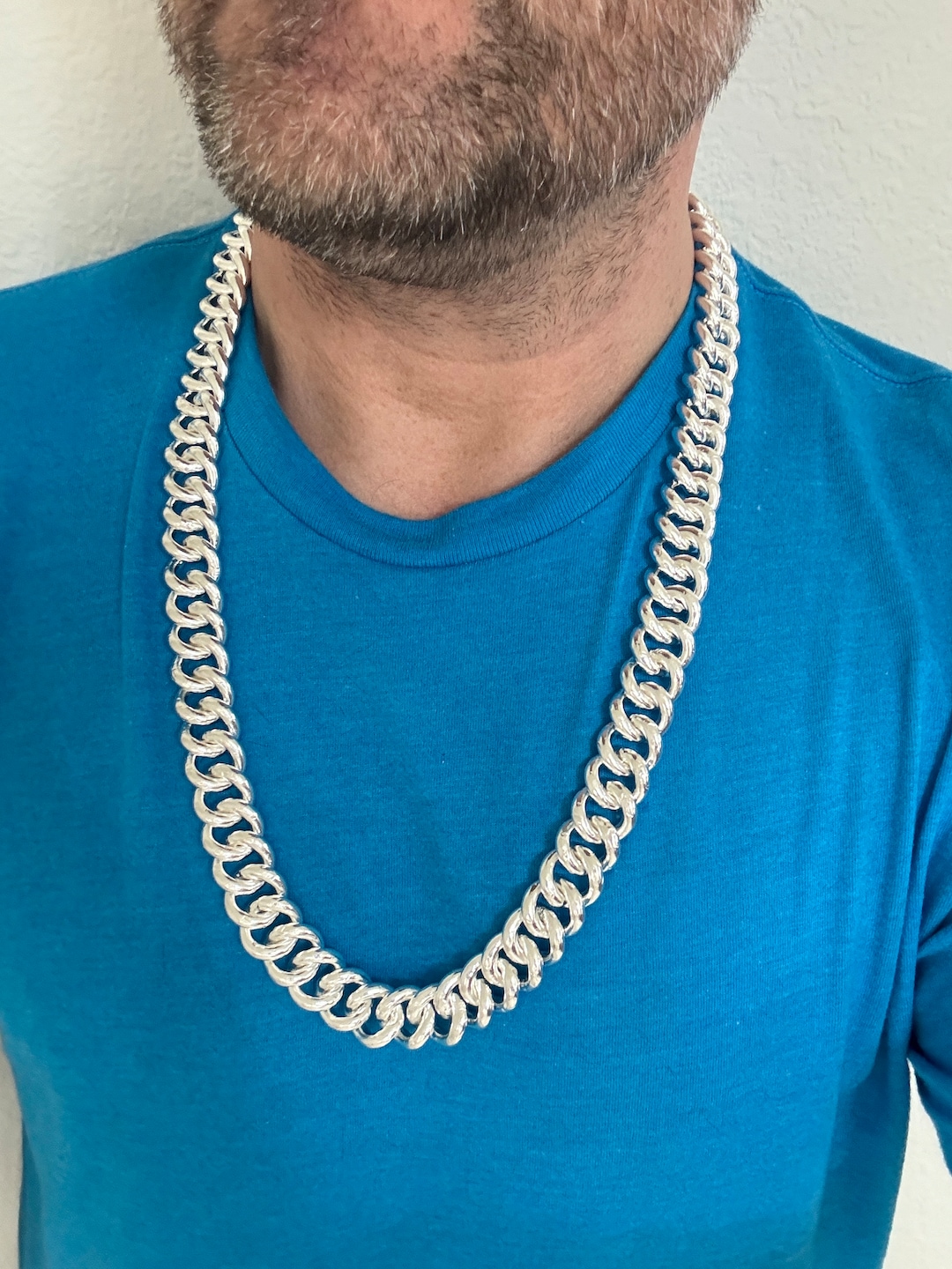 500 Grams! 999 Silver Cuban Link 30” Necklace Chain - Free Fast Shipping! - Etsy