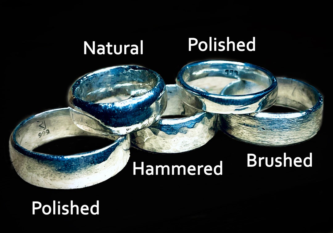 Handmade 999 Silver Ring – Hypoallergenic, Minimalist Jewelry, Never Rusts, Gift for Men & Women ...