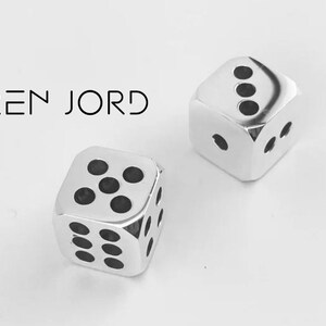 999 Pure Silver Dice – Solid Metal Game Dice, Buy 1 or 2, Handmade ...