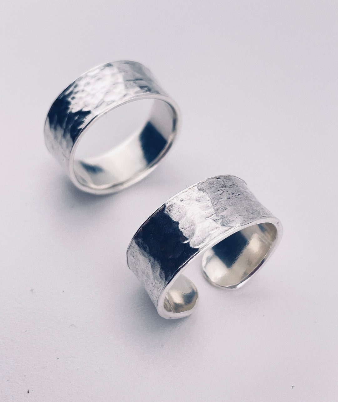 999 Silver LARGE SIZE Handmade Ring, Hypoallergenic, Customized Luxury ...