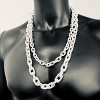 Anchor 925 Silver Chain Necklace, Silver Women Chain, Silver Men Chain ...