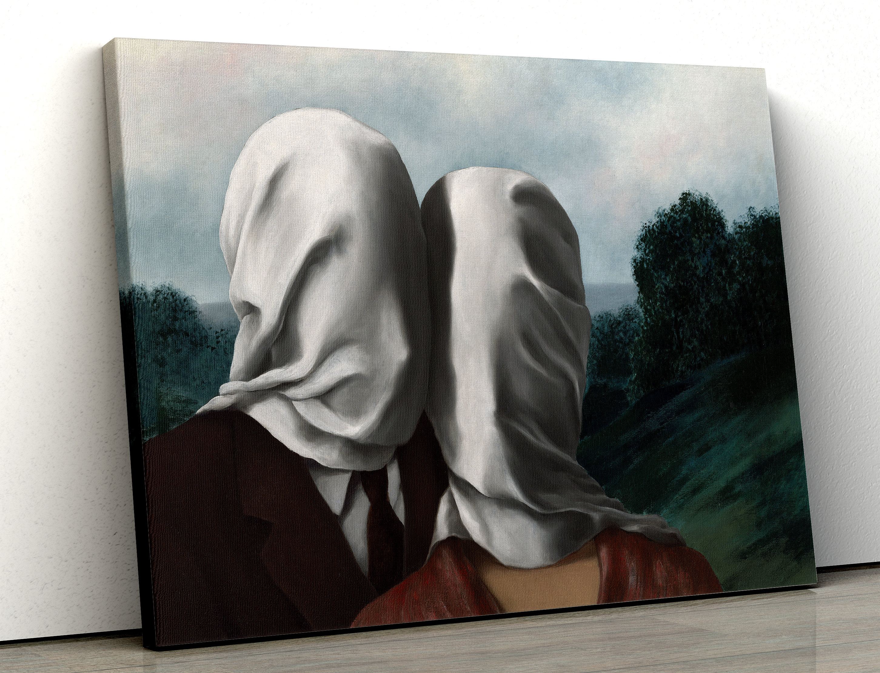 René Magritte The lovers no 1 Canvas High quality print Oil | Etsy
