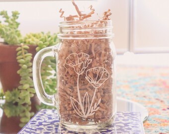 California Poppy Mug | Etsy