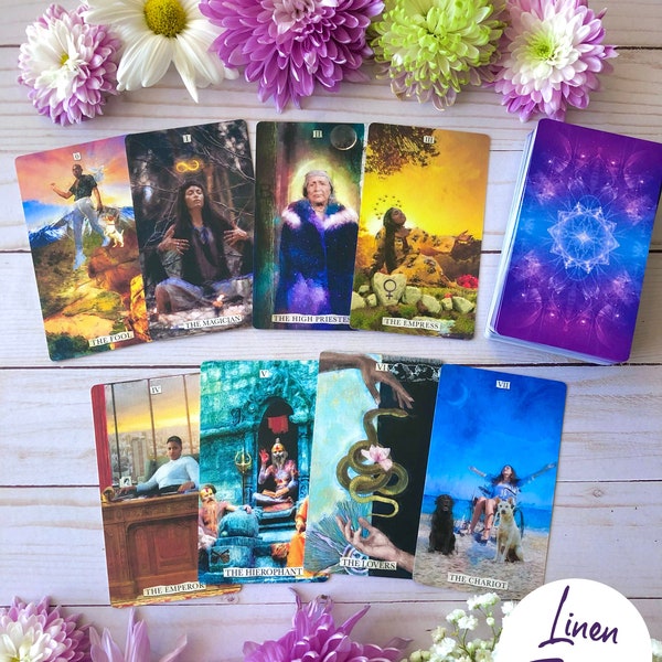 Modern Tarot Deck - Etsy