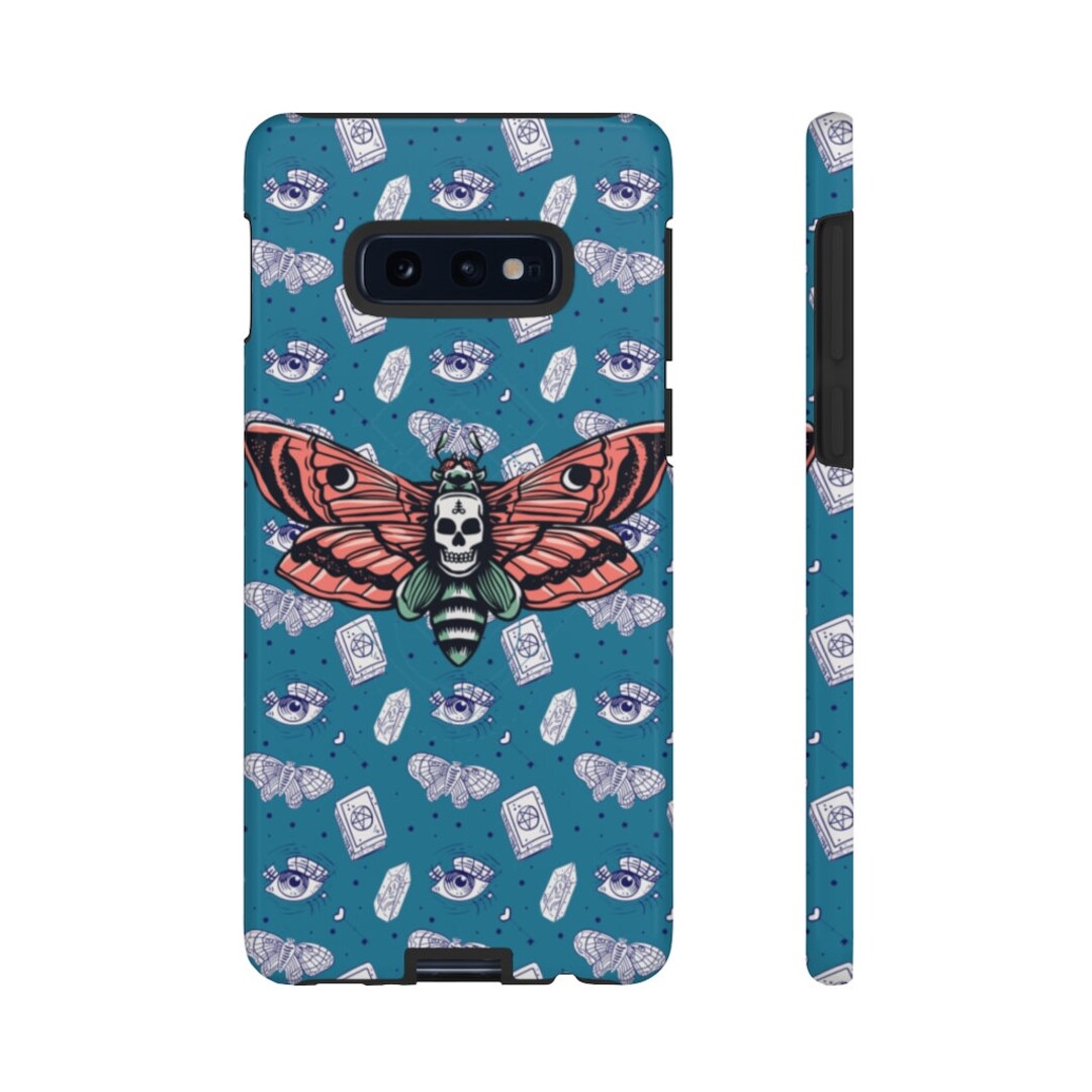 Brightly Colored Deaths Head Hawk Moth Tough Cases Fun Witchy Pattern ...