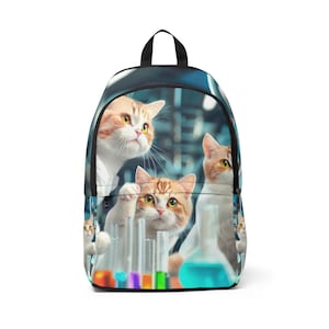 Science Cat Backpack! - Etsy