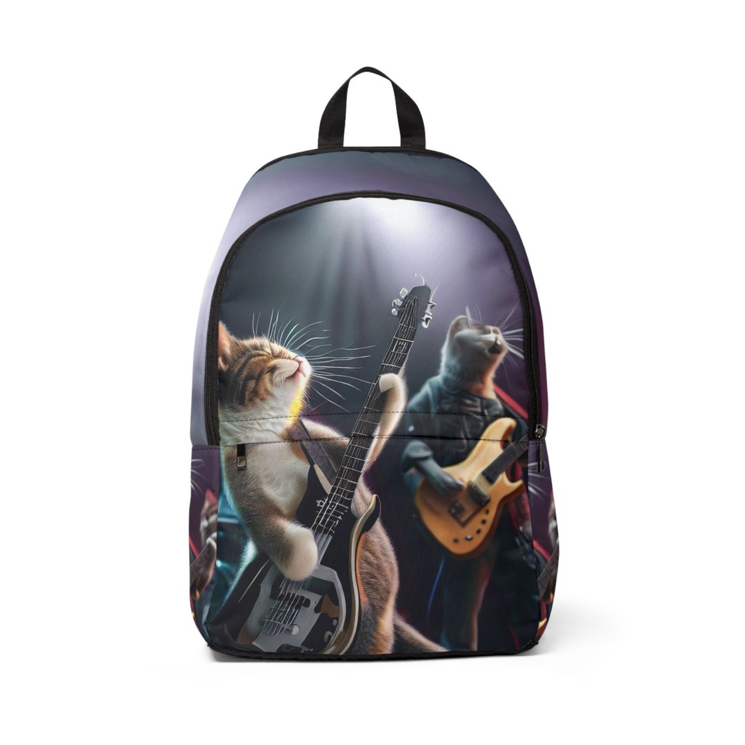 Rockin Cat Backpack - Etsy