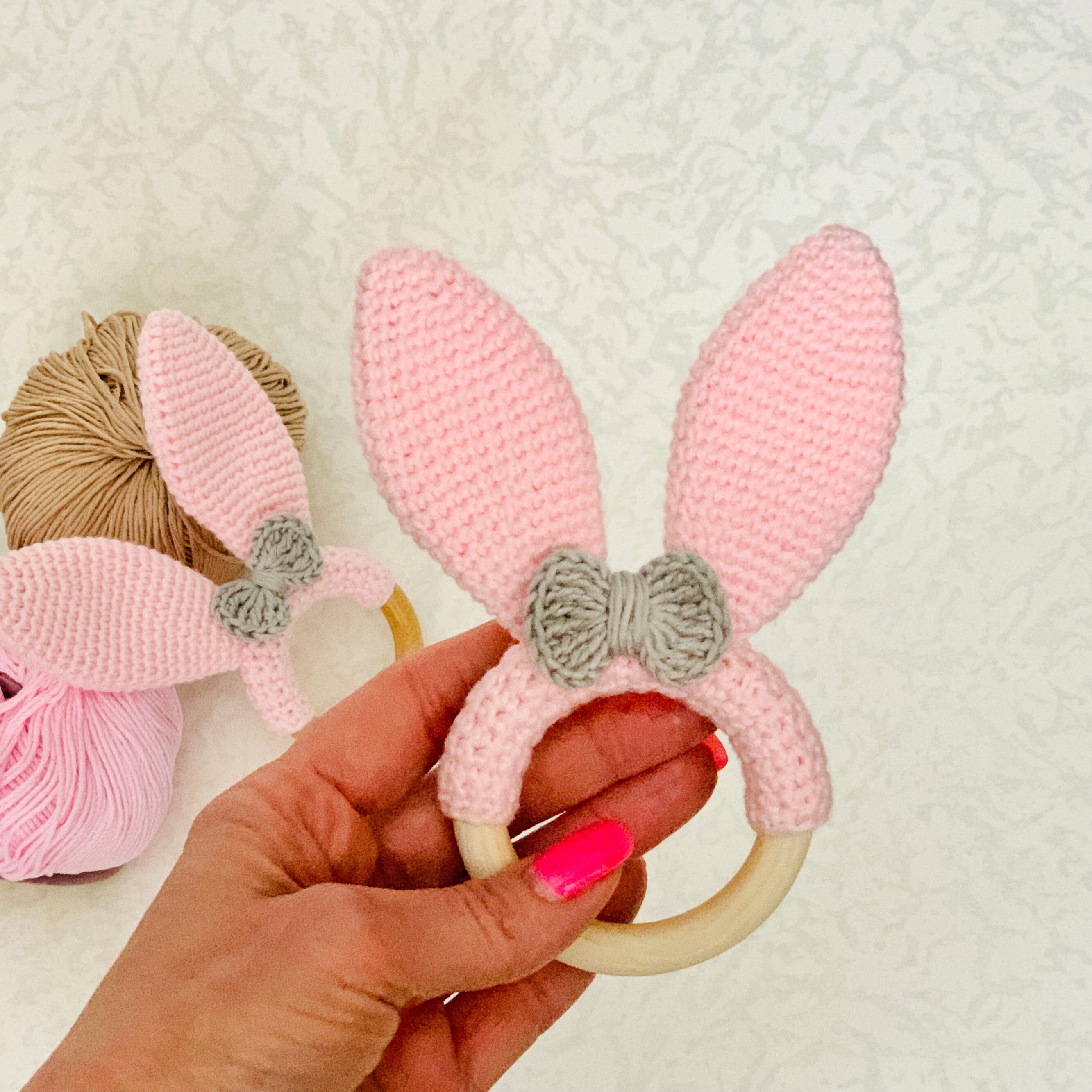 Crochet Amigurumi Bunny Ears