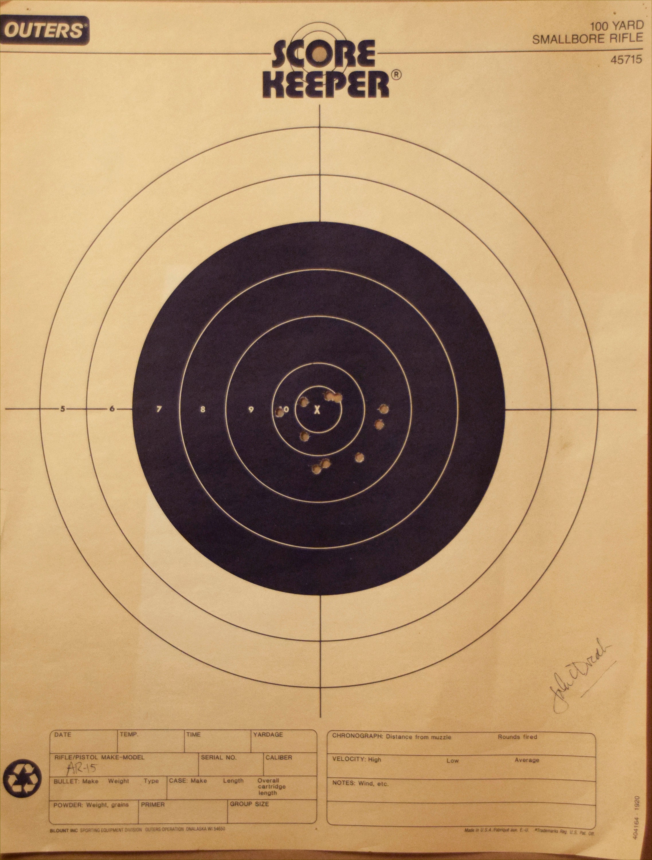 Target Practice AR-15 - Etsy