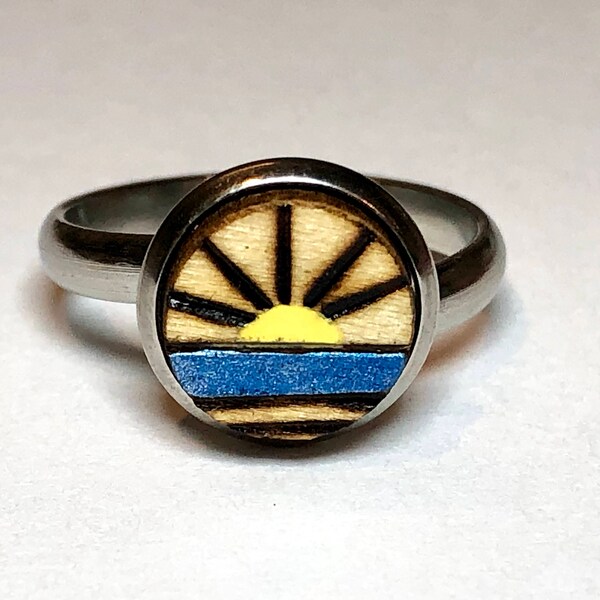 Sunset Ring - Etsy
