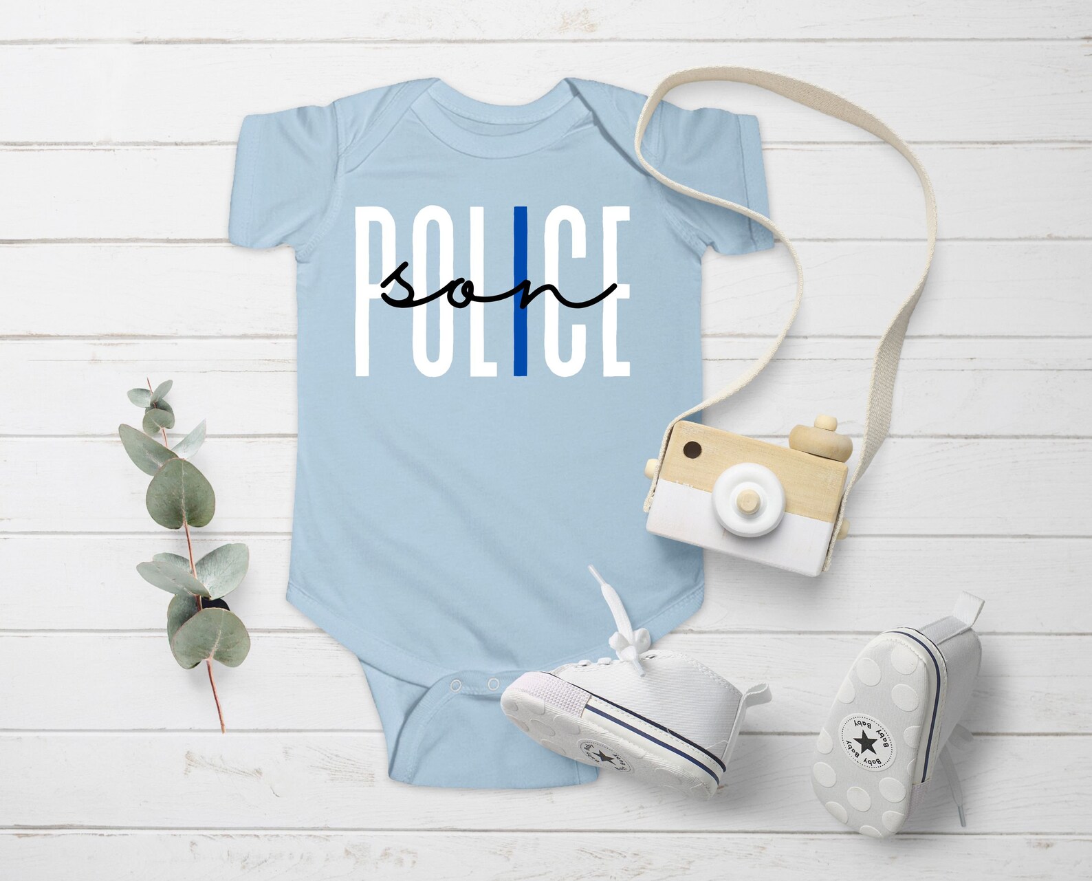 Police Officer Baby Outfit, My Daddy is a Hero Bodysuit, Cute Police ...