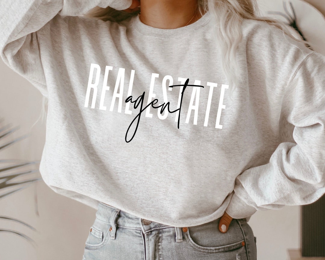 Custom Real Estate Sweatshirt, Real Estate Agent Sweater, Real Estate ...