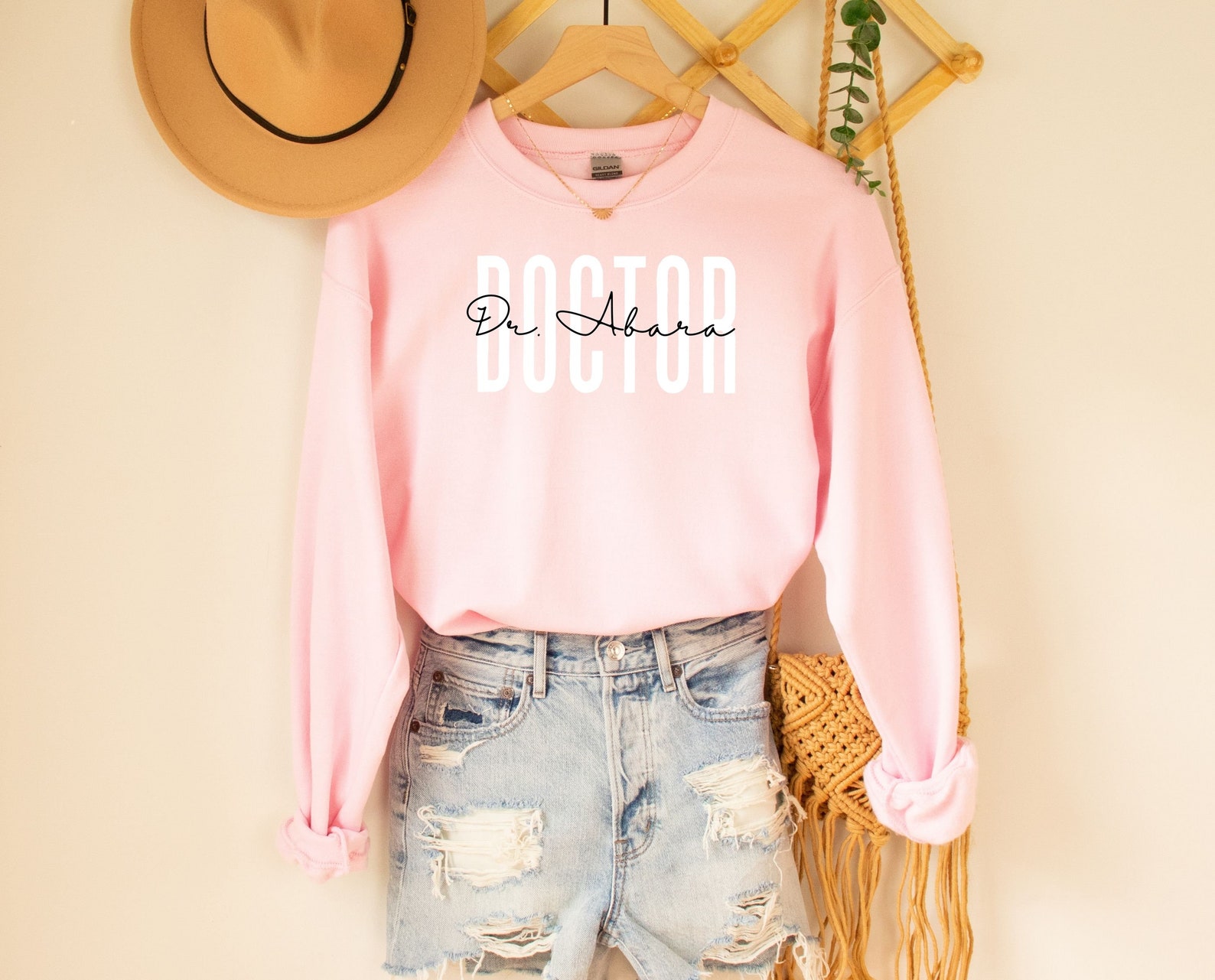 Personalized Doctor Sweatshirt Custom PHD Gift New Doctor - Etsy