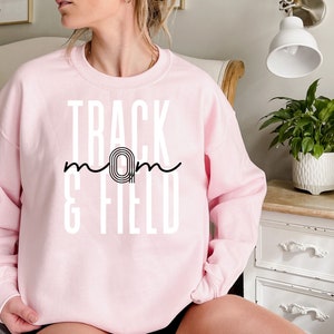 Track and Field Mom Crewneck Sweatshirt for Mom Track Shirt Mom T Shirt ...