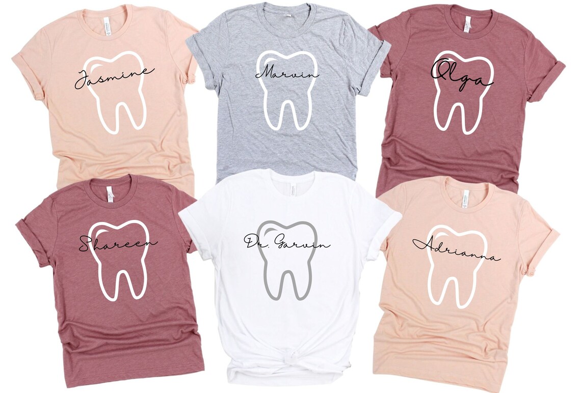 Personalized Dental Squad Shirt, Gift for Dentist, Dentist Shirt ...