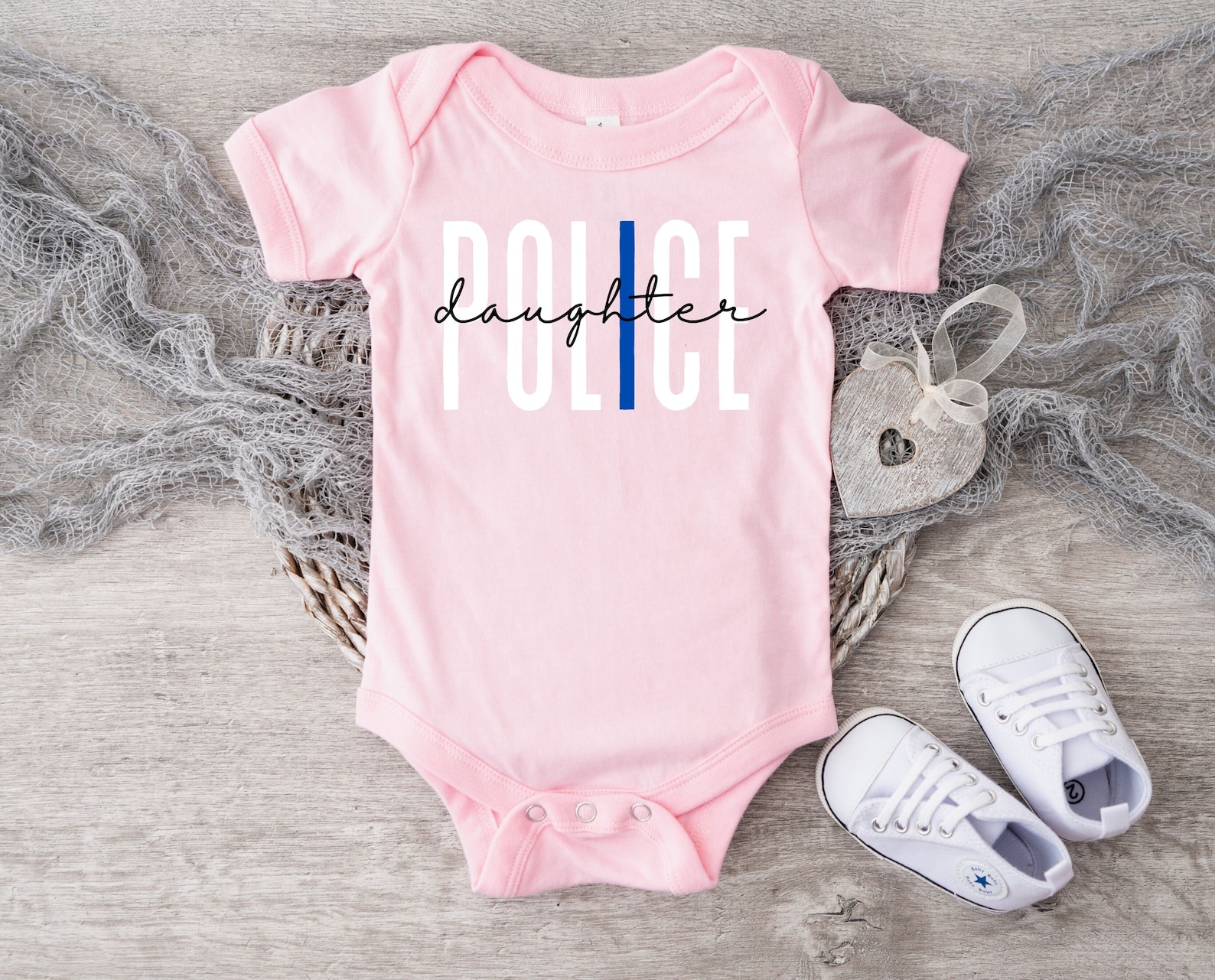 Police Officer Baby Outfit, My Daddy is a Hero Bodysuit, Cute Police ...