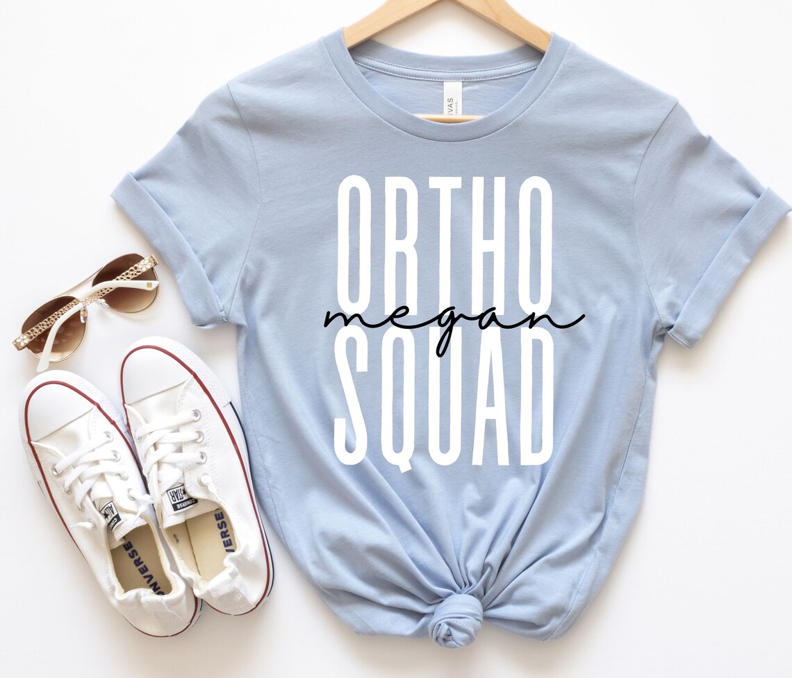 Personalized Ortho Squad Shirt, Gift for Orthodontist, Orthodontic ...