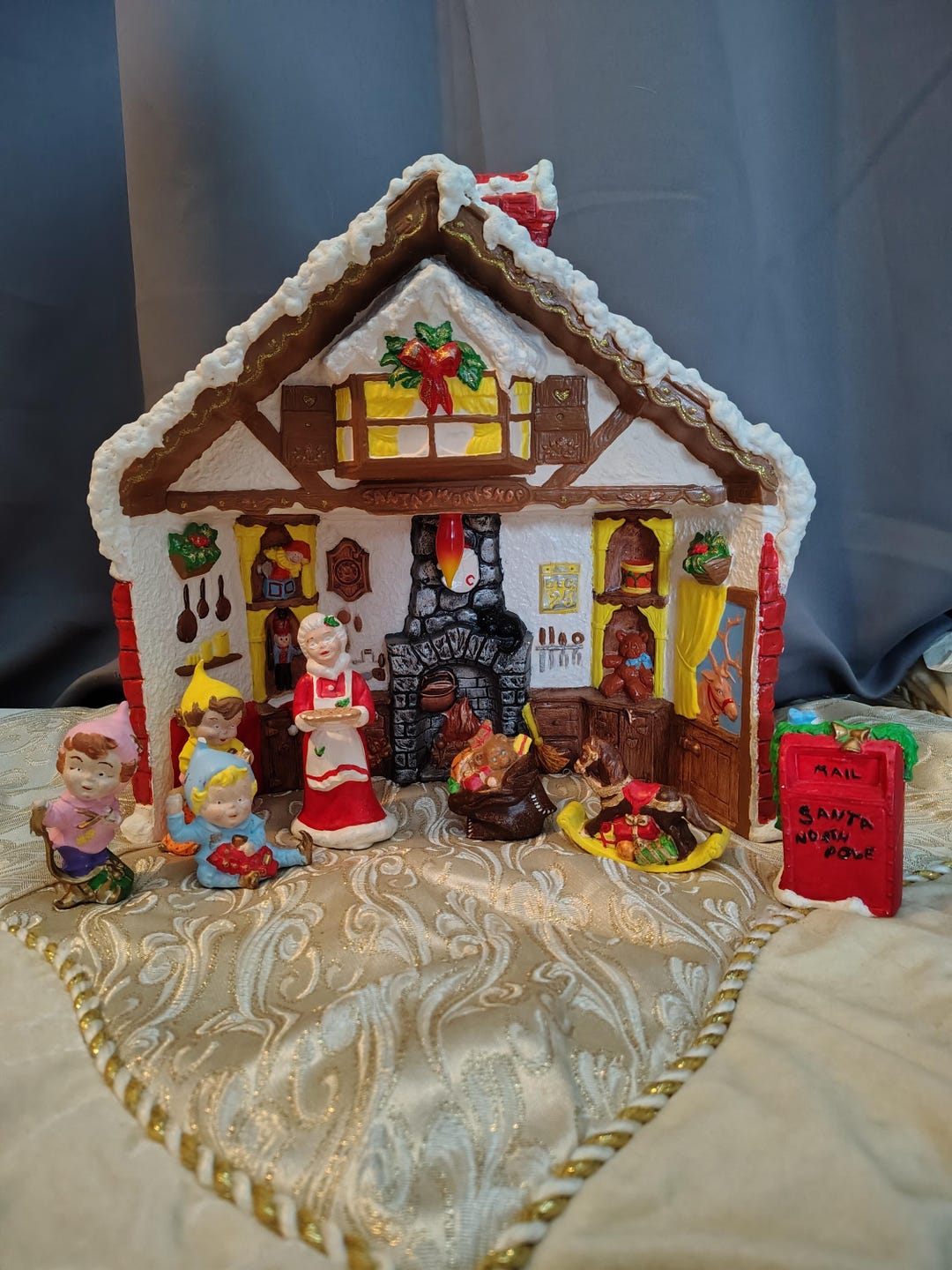 Santa's Workshop 80's Provincial Mold - Etsy