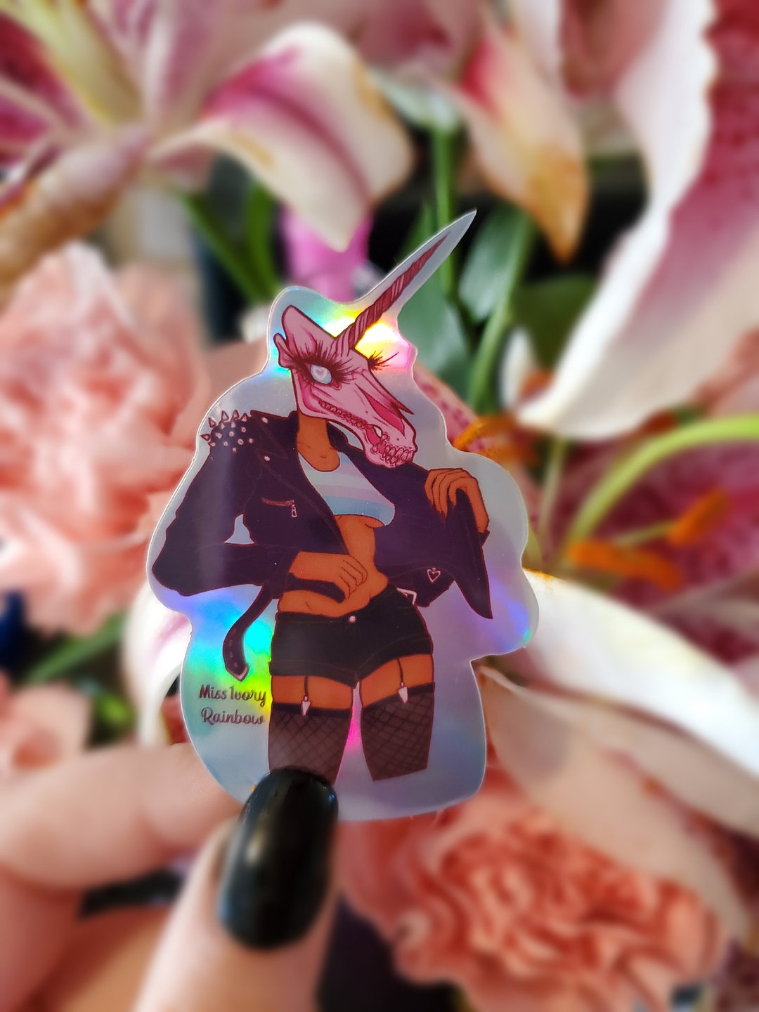 Trans Pride Unapologetic Unicorn Holographic Sticker - Etsy New Zealand