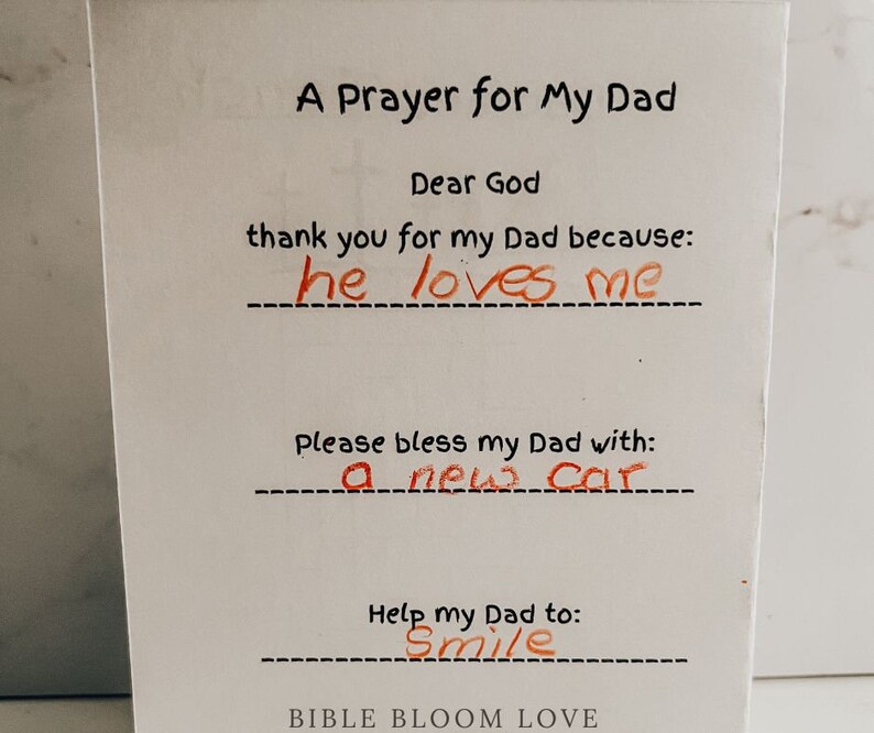 Fathers Day Card Digital Download, Faith Christian, From Daughter and ...