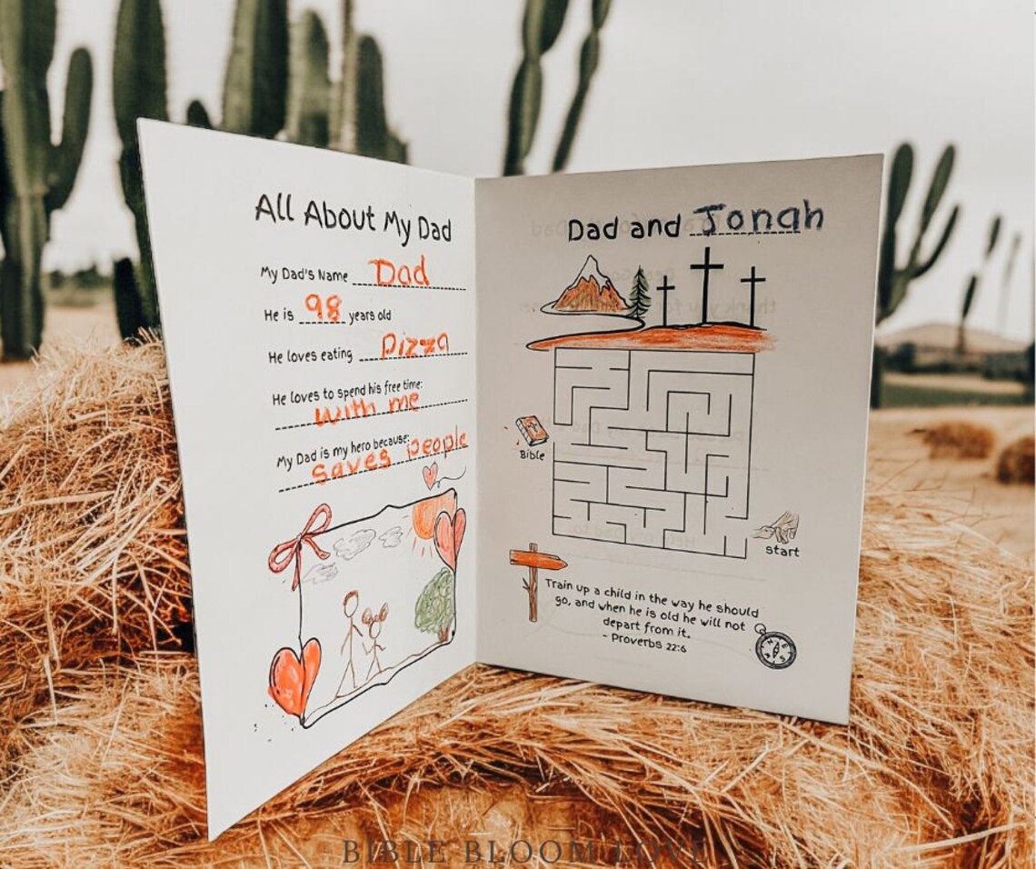 Fathers Day Card Digital Download, Faith Christian, From Daughter and ...