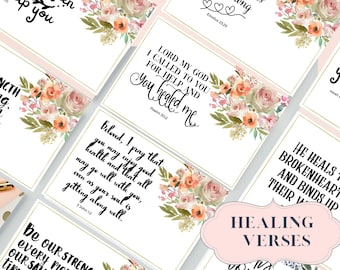 Bible Verse Cards Printable - Etsy