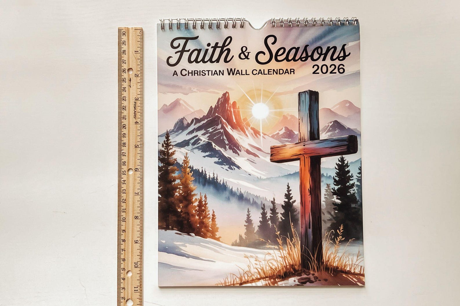 2026 Christian Wall Calendar | Bible Verse Monthly Scripture Calendar ...