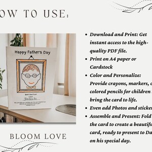 Fathers Day Card Digital Download, Faith Christian, From Daughter and ...