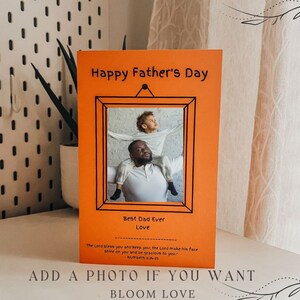 Fathers Day Card Digital Download, Faith Christian, From Daughter and ...