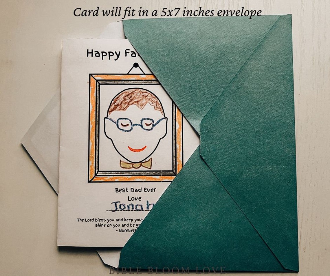 Fathers Day Card Digital Download, Faith Christian, From Daughter and ...