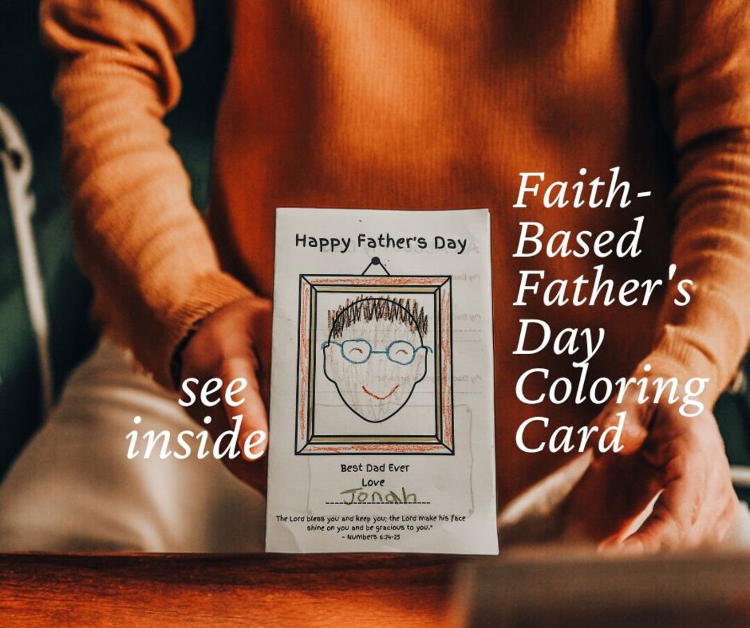 Fathers Day Card Digital Download, Faith Christian, From Daughter and ...