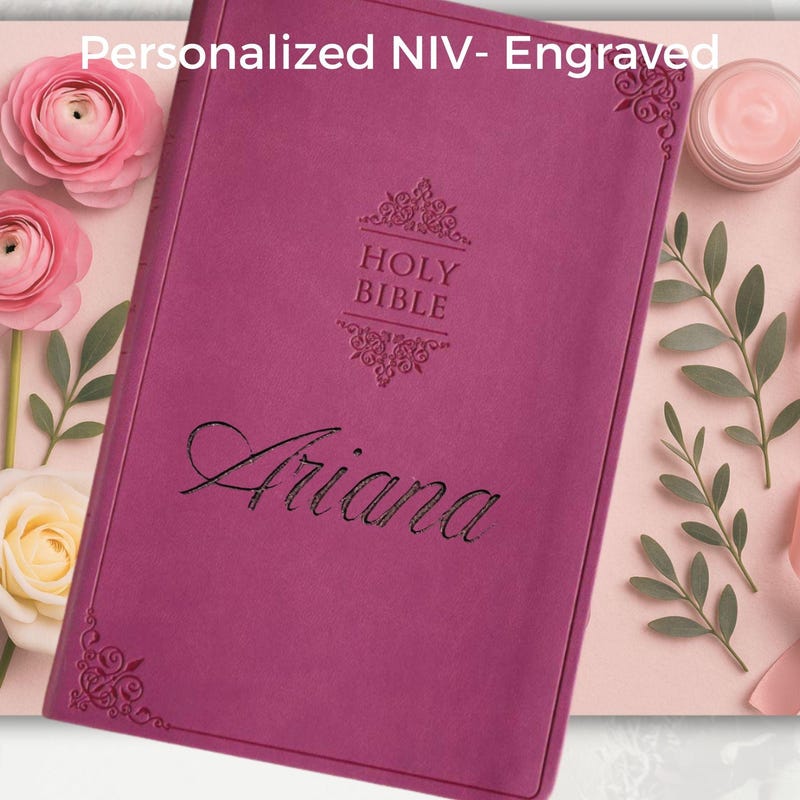Pink Bible - Etsy