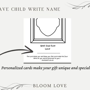 Fathers Day Card Digital Download, Faith Christian, From Daughter and ...