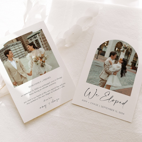 Elopement Card - Etsy