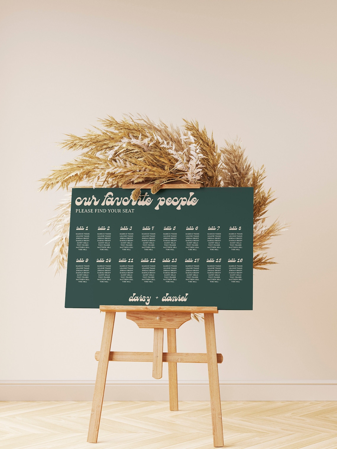 Seating Chart Template Boho Seating Chart Arched Seating - Etsy